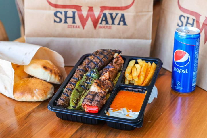 وجبة شيش لحم و كباب و كفتة | بوكسات | شوايا بنغازي | Shwaya
